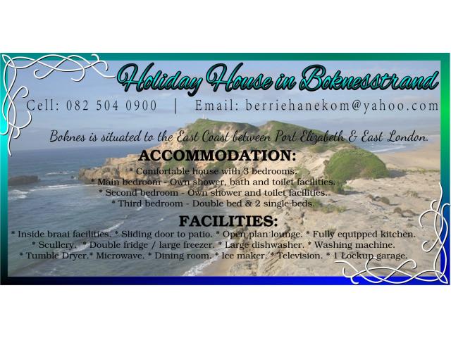 Holiday House in Boknes Strand Boknesstrand - Accommodation Tourism
