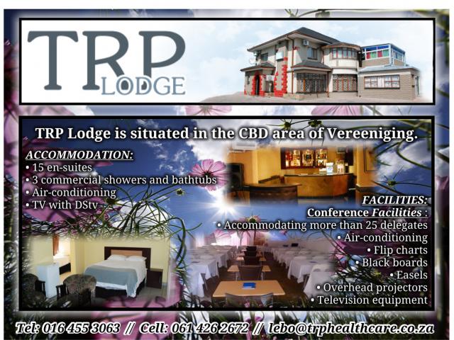 TRP Lodge Vereeniging - Accommodation Tourism