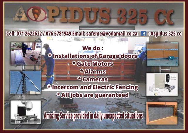 Aspidus 325 cc Johannesburg - Business Directory
