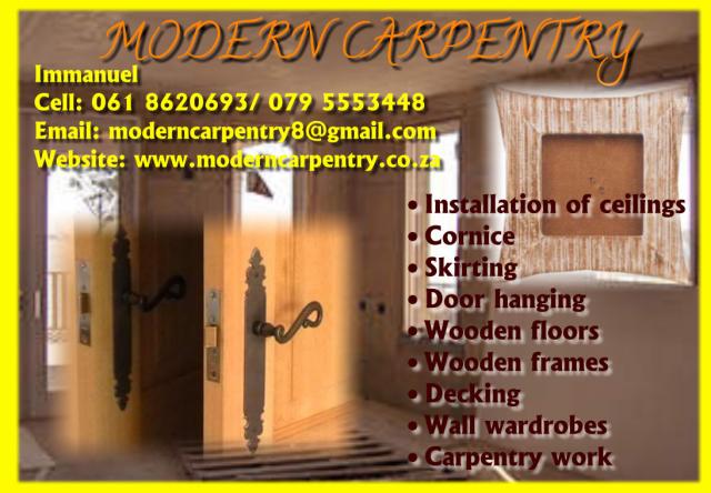 Modern Carpentry Johannesburg - Business Directory