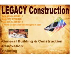 LEGACY Construction (Pty) Ltd - Contractors Directory
