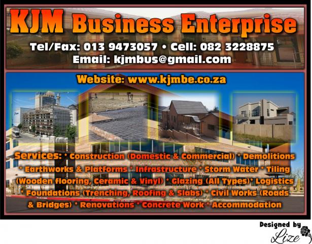 KJM Business Enterprise Kwa-Mhlanga - Contractors Directory