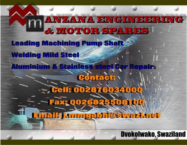 Manzana Engineering & Motor Spares Dvokolwako - Contractors Directory