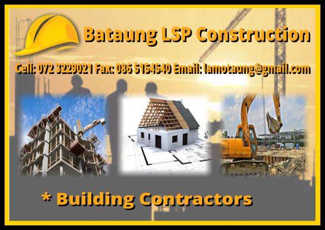 Bataung LSP Construction Bloemfontein - Contractors Directory
