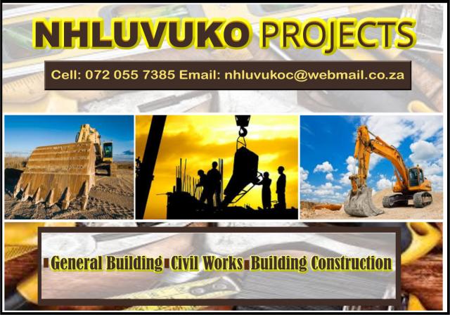 NHLUVUKO PROJECTS Modimolle - Contractors Directory