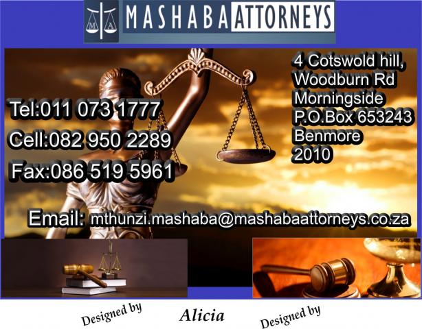 Mashaba Attorney's Johannesburg - Legal Practitioners Directory