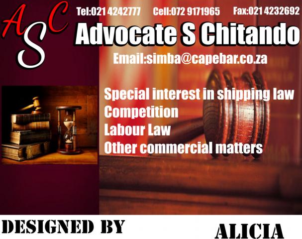 Advocate S Chitando Cape Town - Legal Practitioners Directory