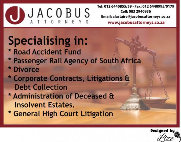 Jacobus Attorneys Pretoria - Legal Practitioners Directory