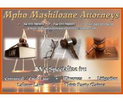 MPHO MASHILOANE ATTORNEYS - Legal Practitioners Directory