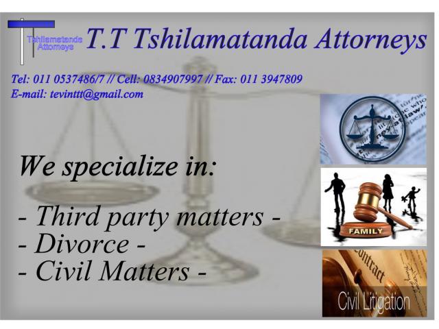 T.T Tshilamatanda Attorneys Kempton Park - Legal Practitioners Directory