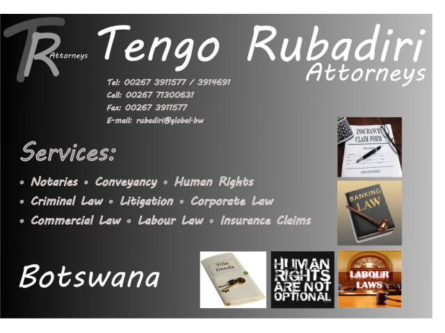 Tengo Rubadiri Attorney - Legal Practitioners Directory